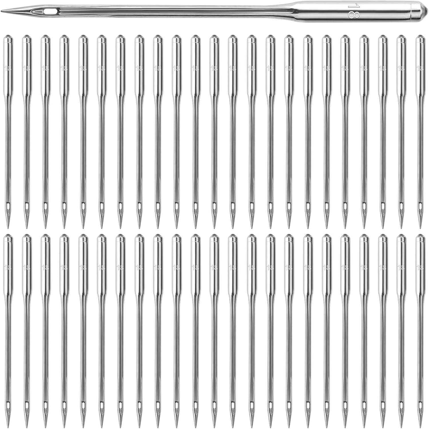 Amazon.com: 100 PCS Sewing Machine Needles 100/16 Embroidery Machine ...