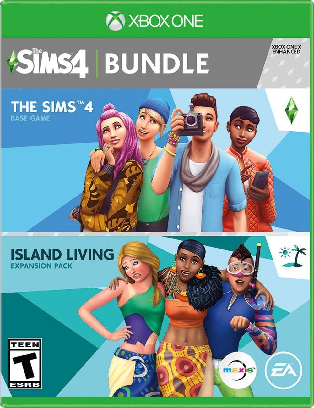 Amazon.com: The Sims 4 Plus Island Living Bundle - Xbox One : Video Games