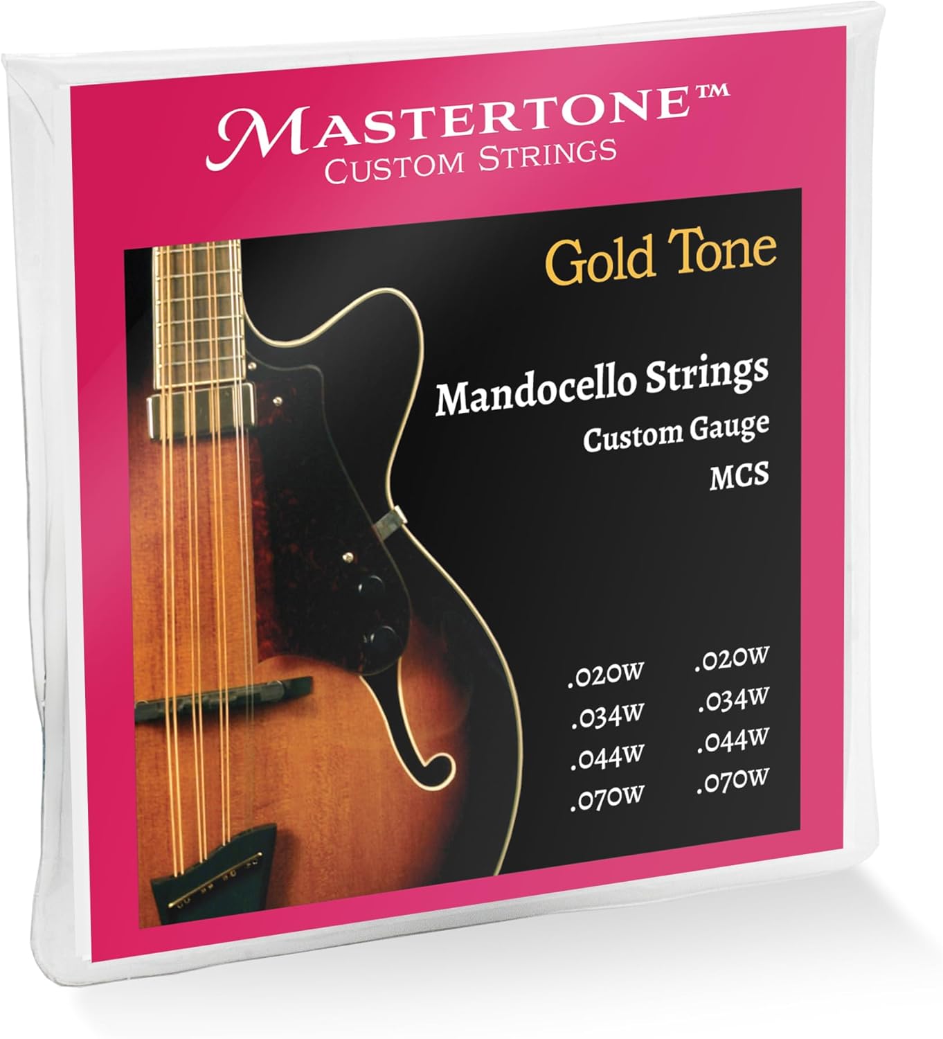 Amazon.com: Gold Tone Mastertone™ Mandocello String Set (.020w, .034w ...