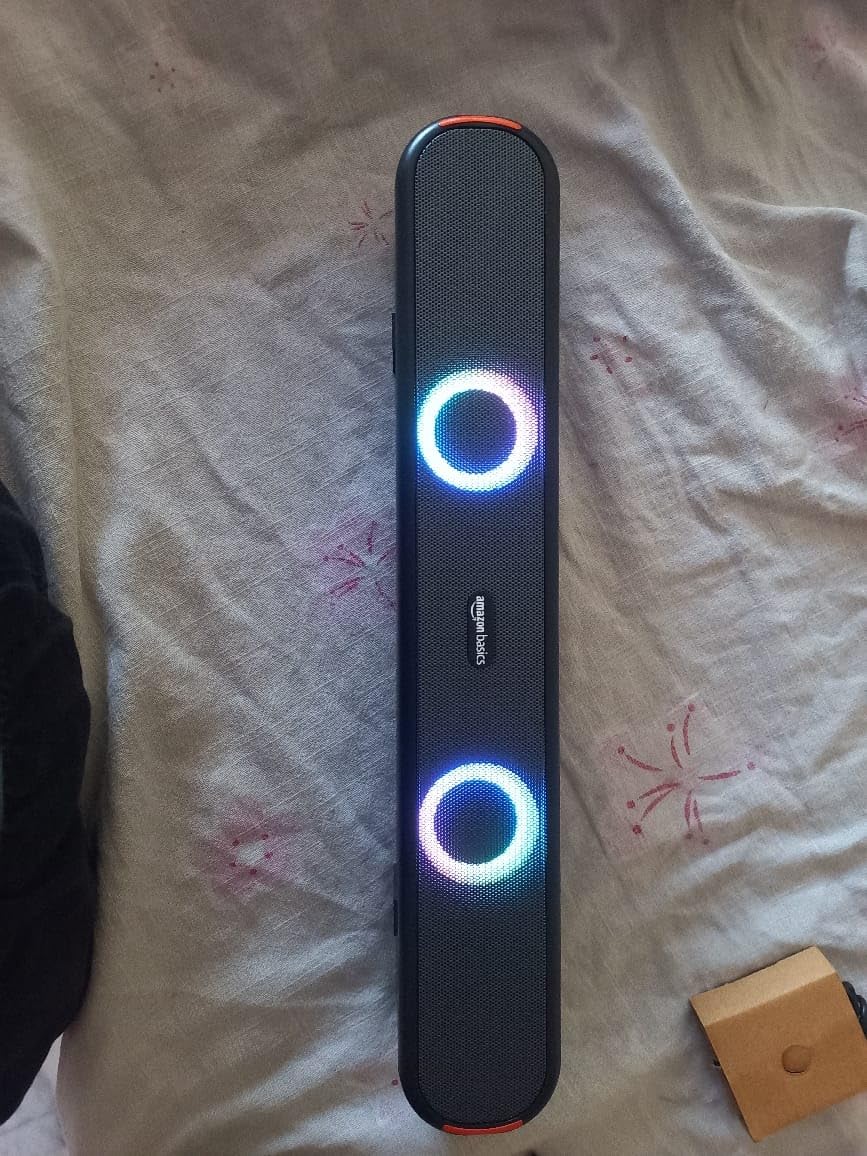 amazon basics X12R 16W Bluetooth Soundbar with 2000 mAh Battery | 2X ...