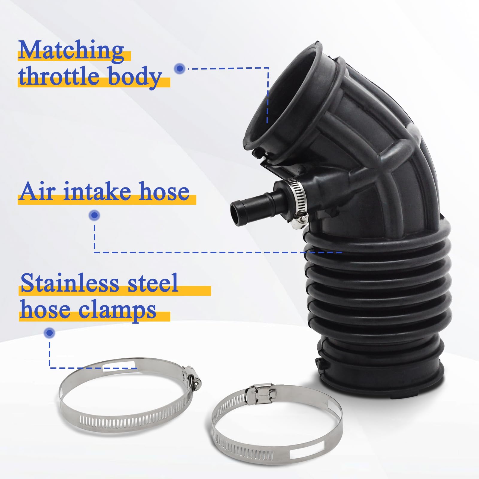 Snapklik.com : Air Cleaner Intake Hose Tube