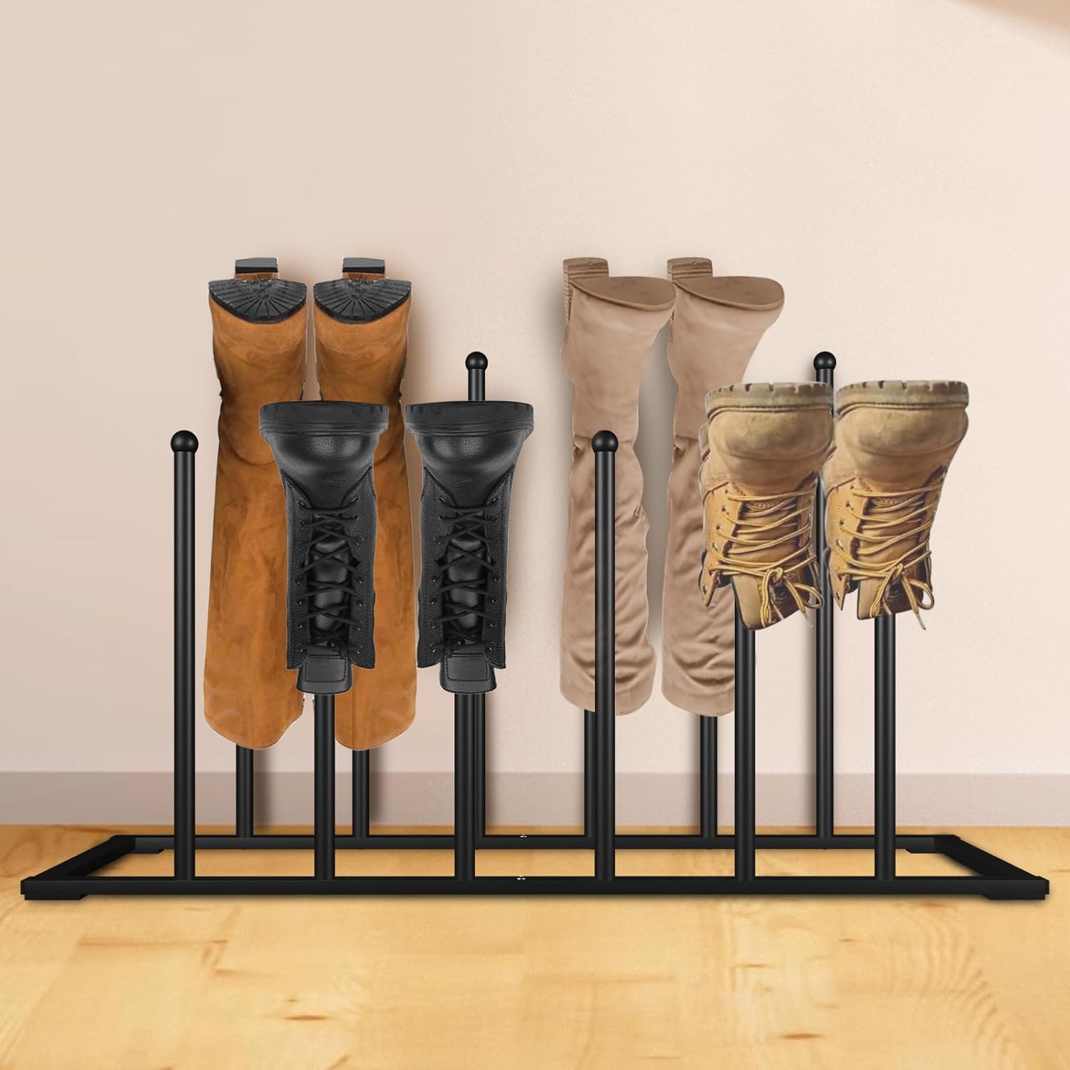 Amazon.com: JINIHFW Boot Rack,Boot Rack Organizer Tall Boots,Shoe Rack ...