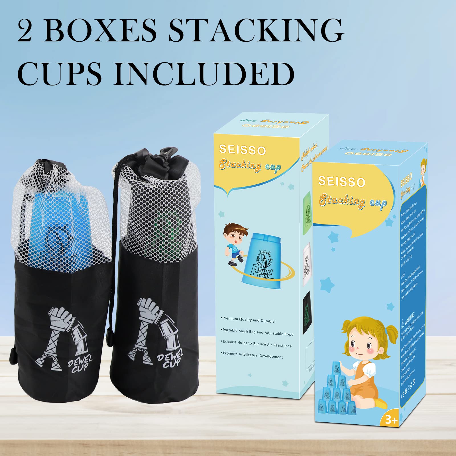 Snapklik.com : SEISSO Quick Stack Cups 24 PC For Speed Sports Training ...