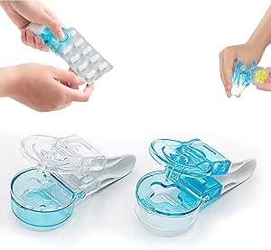 2 Pcs Pill Popper for Blister Packs,Blister Pack Opener,Pill Taker ...