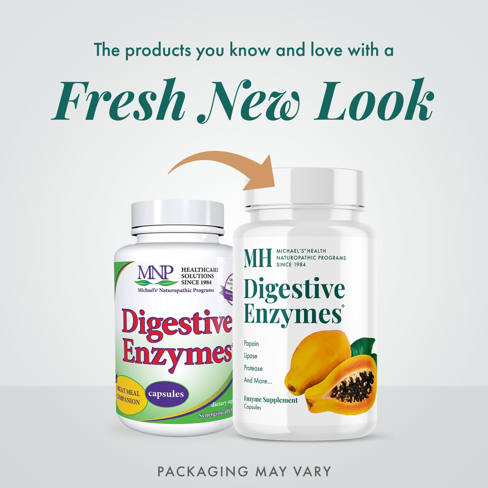 Snapklik.com : MICHAELS Health Naturopathic Programs Digestive Enzymes - 180 Capsules - Assists ...