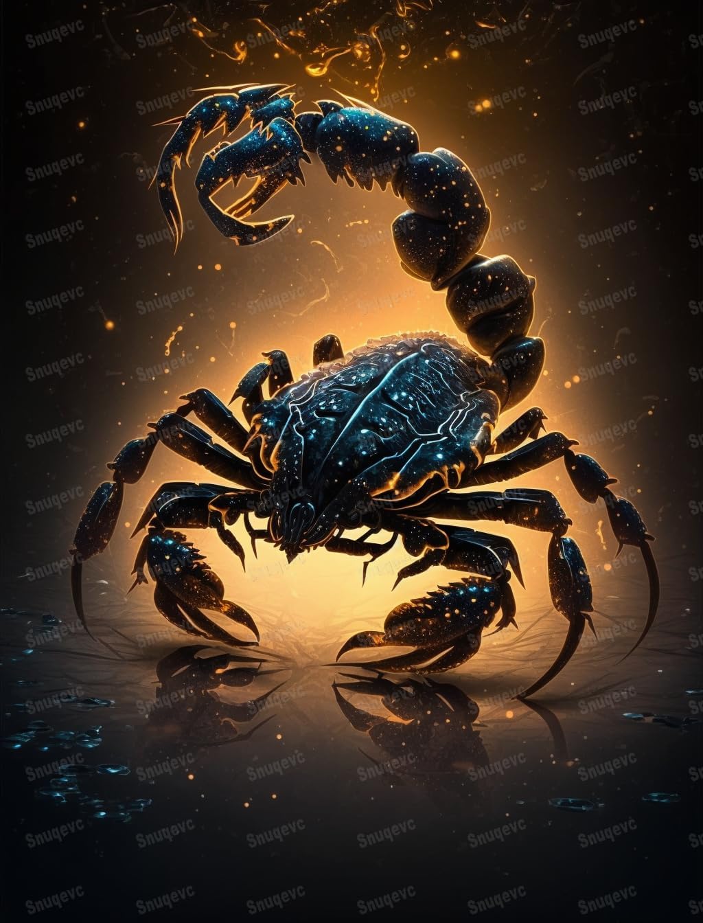 Amazon.com: 1000 Piece Adult Jigsaw Puzzle - Constellation Scorpio ...
