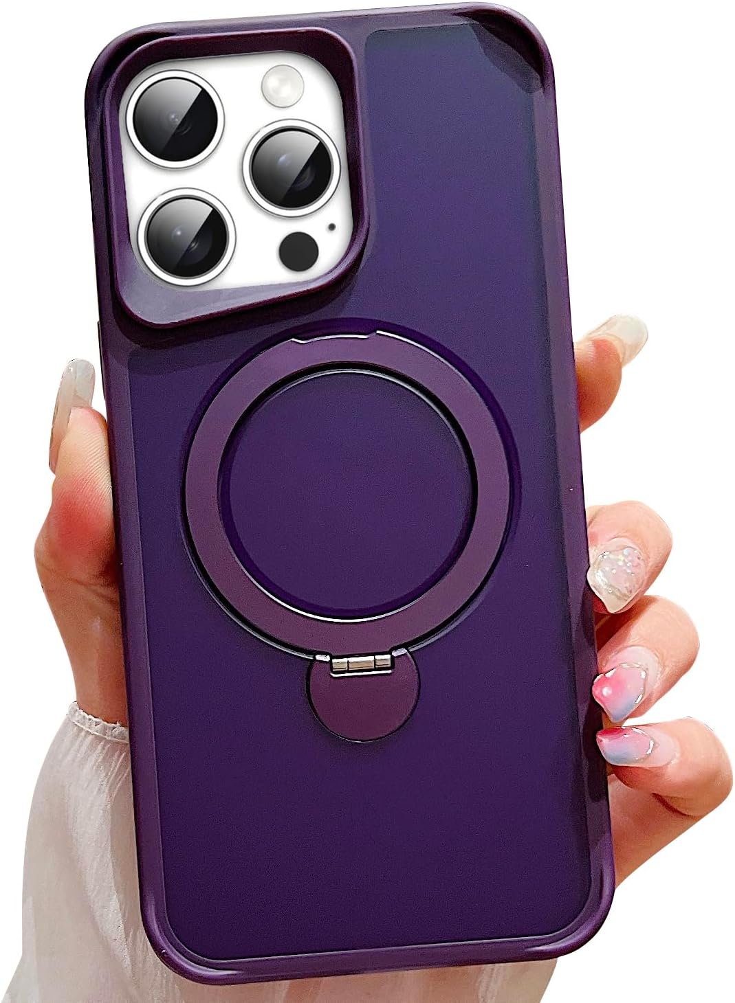 Amazon.com: Misscase Ring Stand for iPhone 15 Pro Max Case Compatible ...