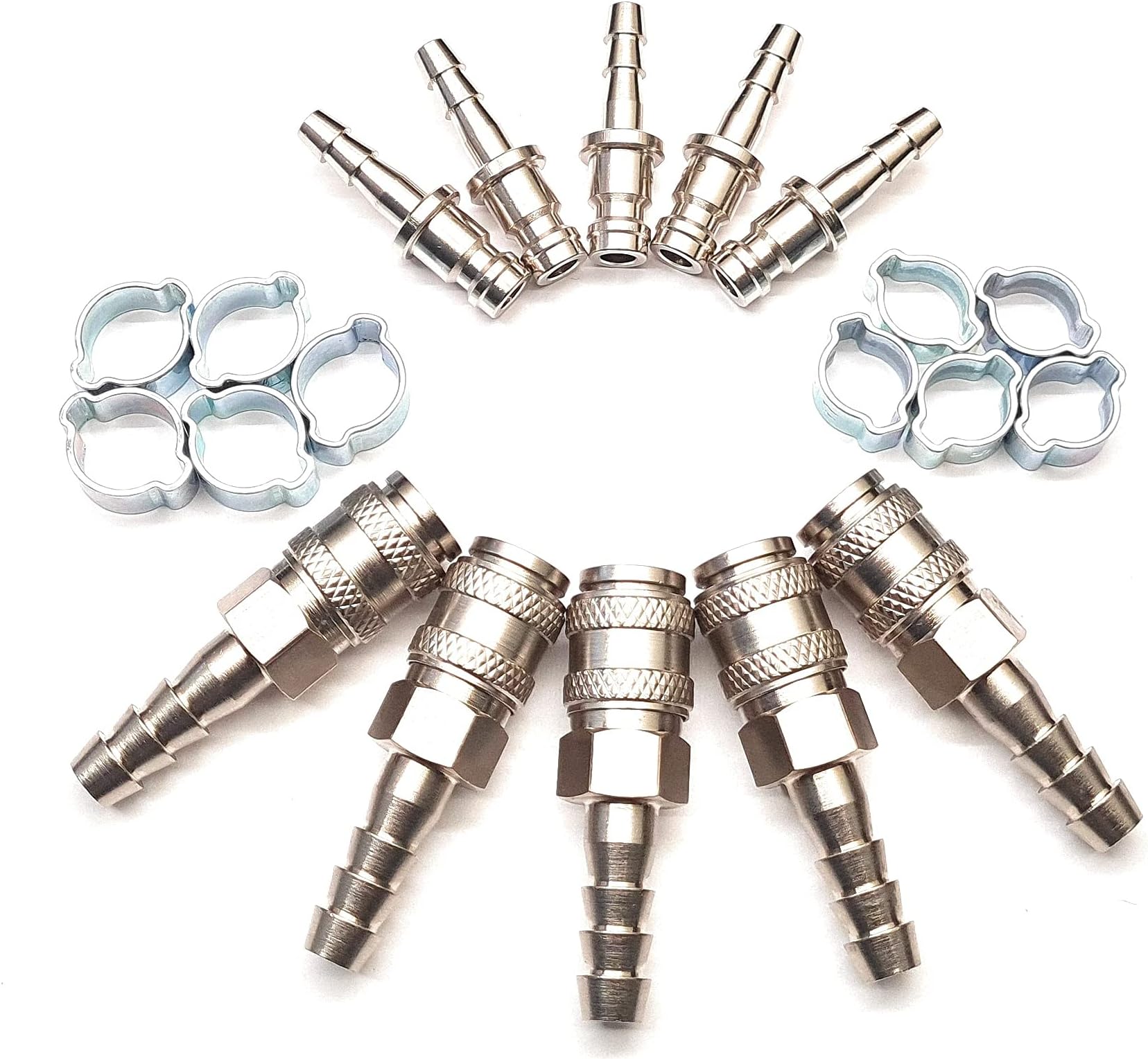 Rectus 21 Type Quick Connector Set - Probe with 6mm Hosetail & Coupler ...