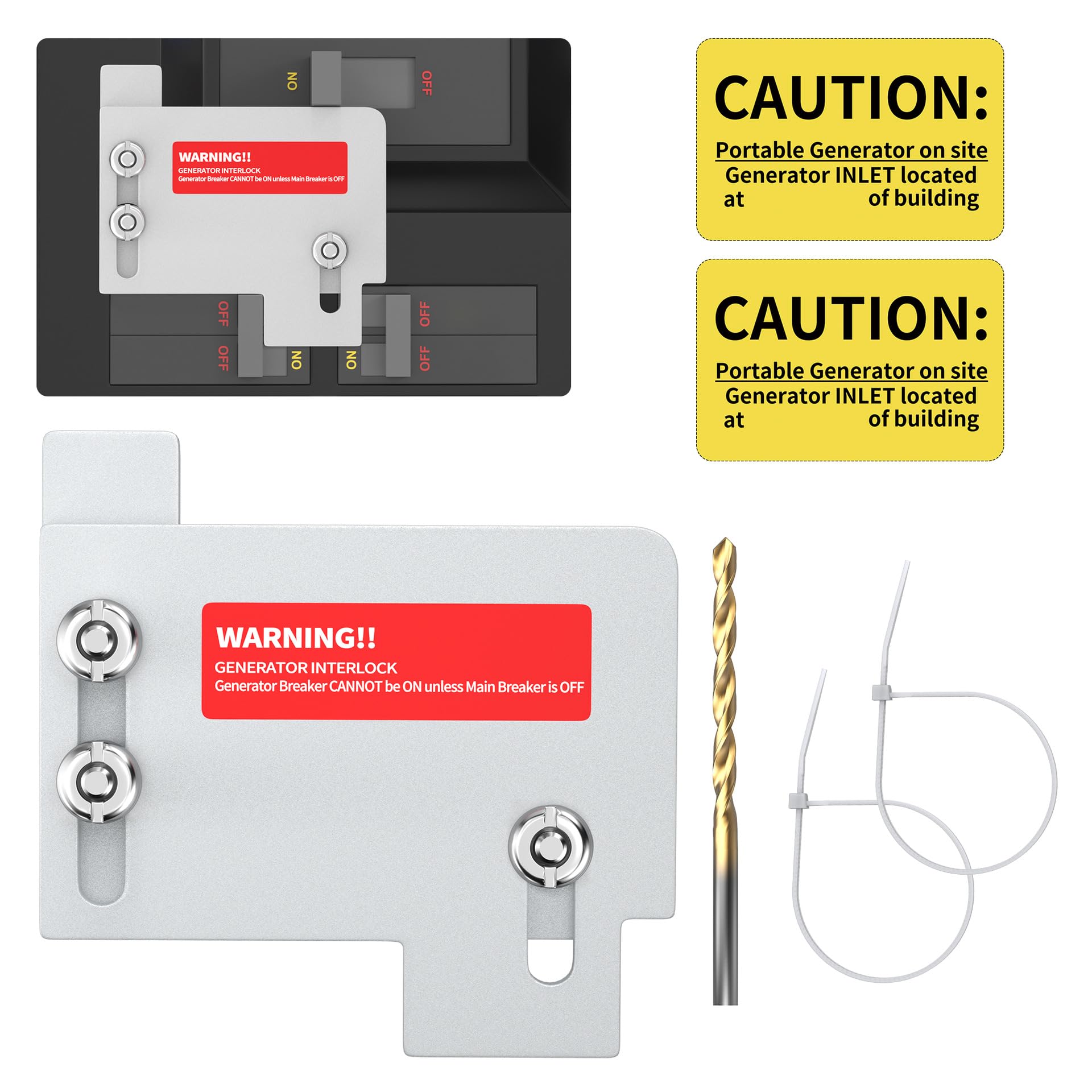 Generator Interlock Kit Fit for Horizontal Main Cutler Hammer CH Series ...