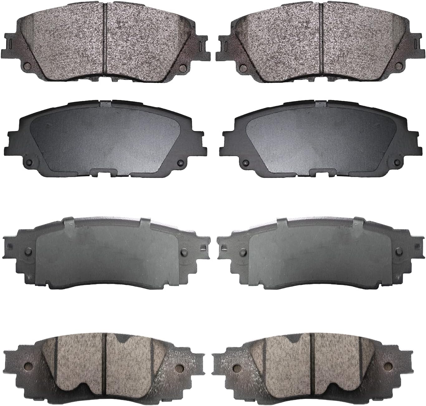 Amazon.com: Genuine Front & Rear Brake Pad Set Kit For Toyota RAV4 2019 ...