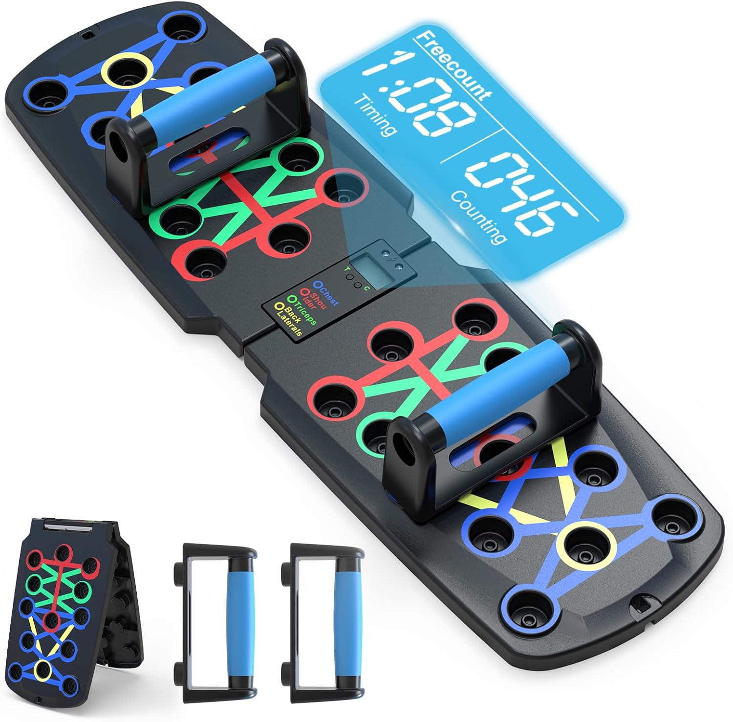 Amazon.com : Push Up Board, Multi-Function Push Up Bar with Automatic ...