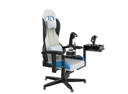 Amazon.com: Fosiya 2 Handrails Chair Mount Hotas Joystick Mount ...