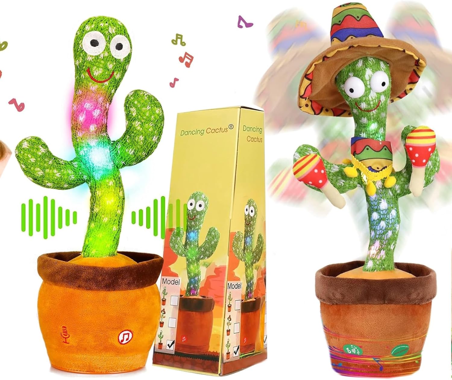 Amazon.com: Dancing Cactus Toys, Talking Cactus Toy for Baby Boys Girls ...