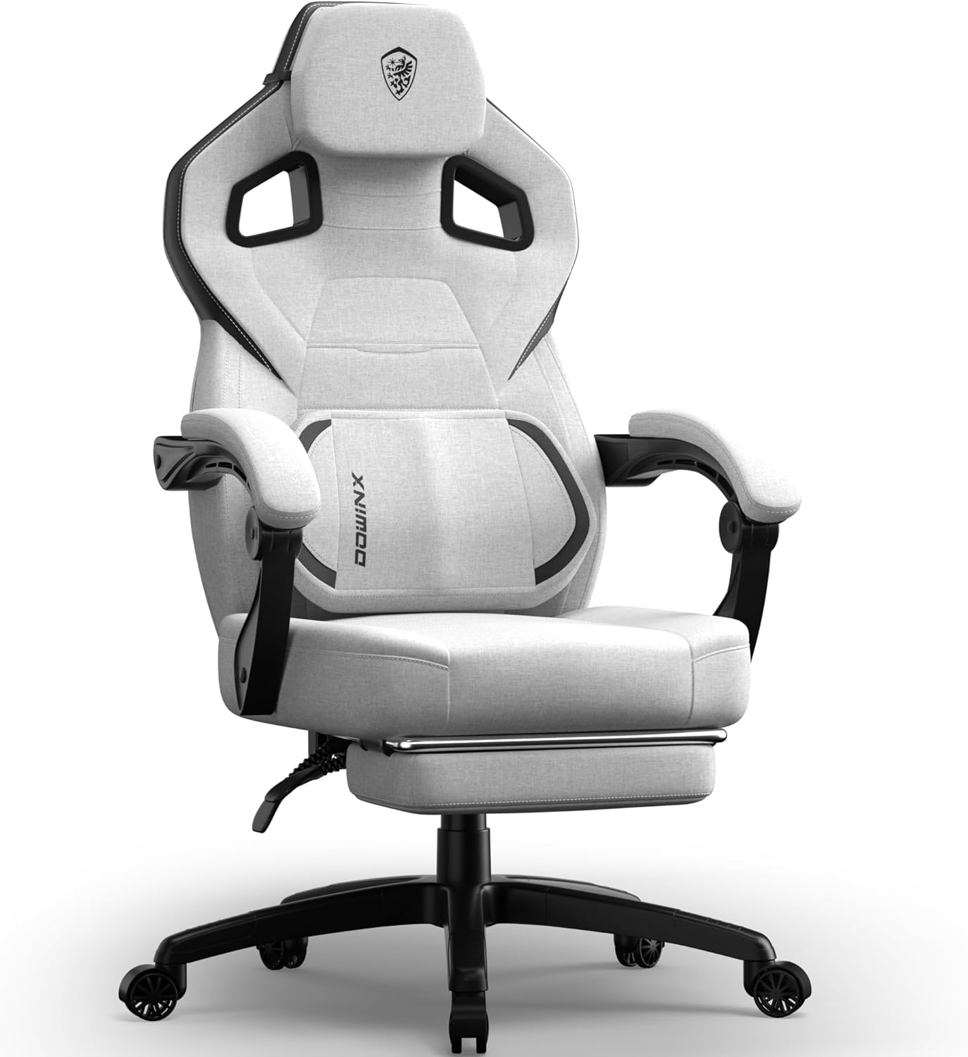 Amazon.com: Dowinx Fabric Gaming Chair with Footrest, Big and Tall ...