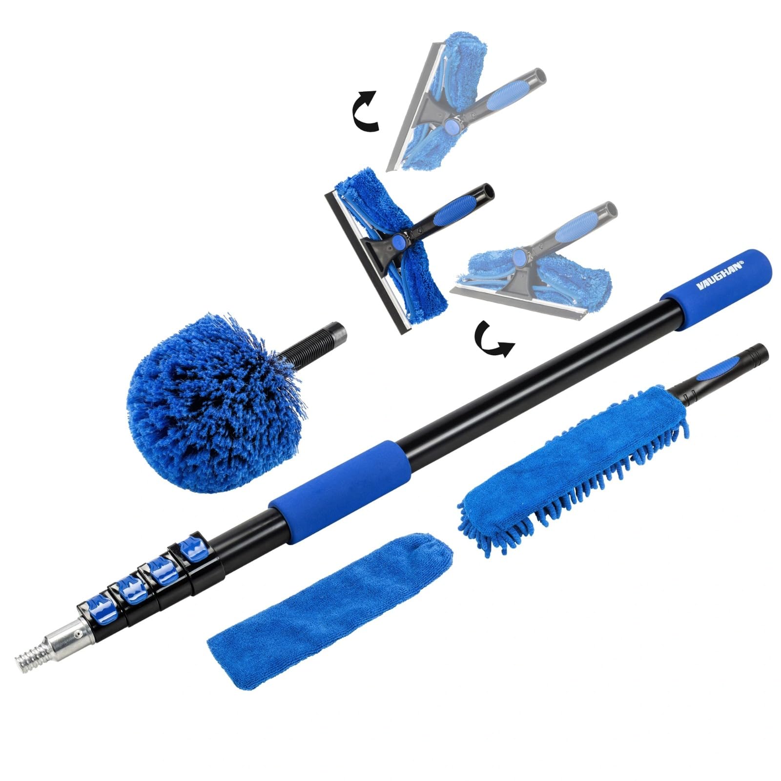 Amazon.com: High Reach Duster Cleaning Kit, 12 Ft Extension Pole, 20 Ft ...