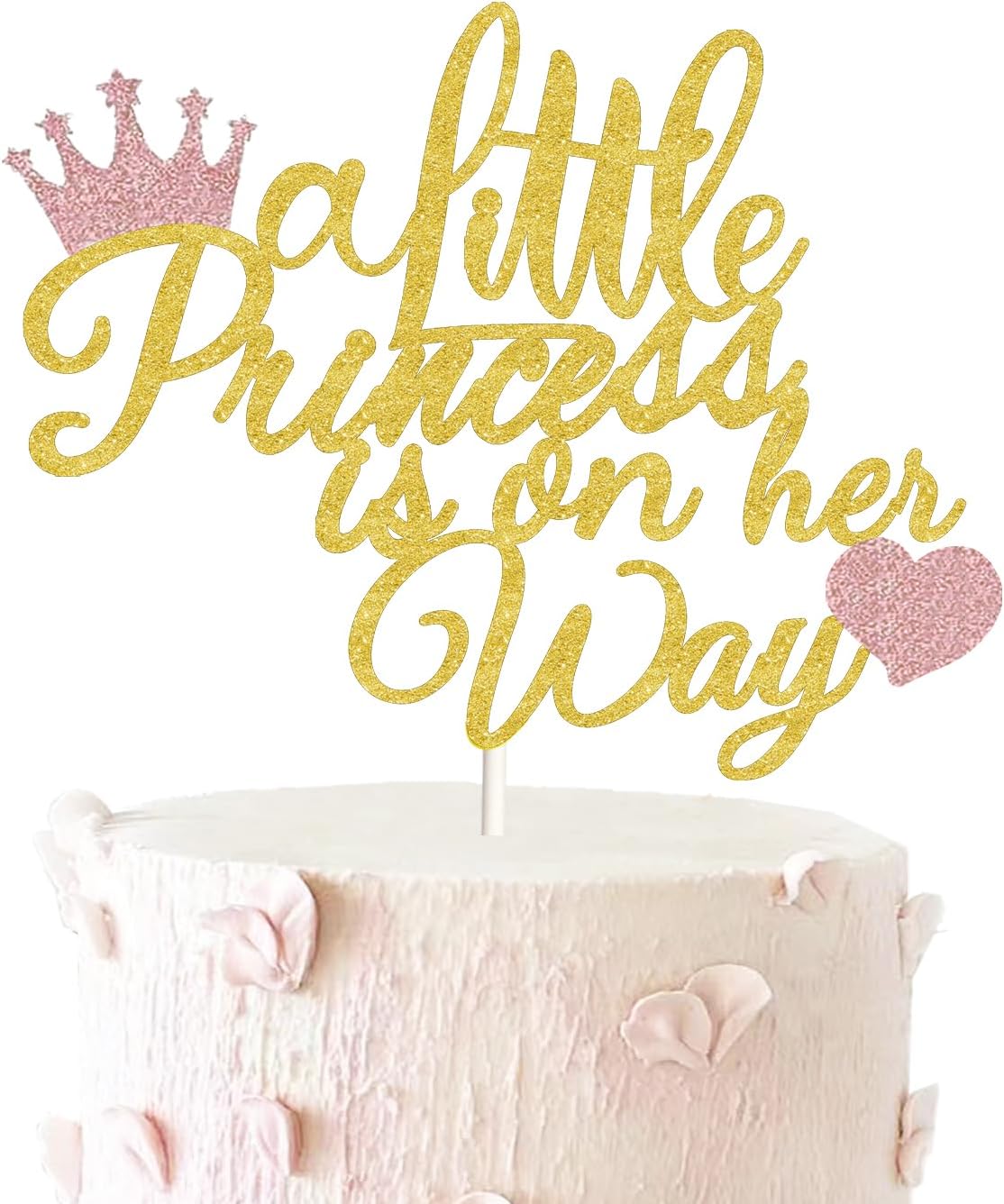 Amazon.com: Little Princess Baby Shower Cake Topper - Gender Reveal ...