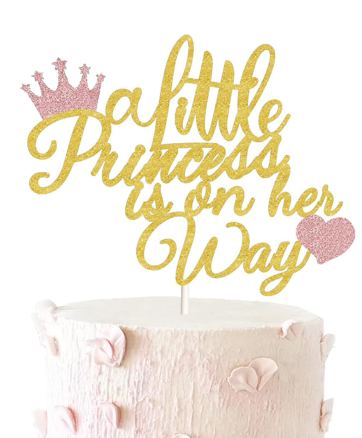 Amazon.com: Baby shower cake topper,A Little Princess is on her Way ...