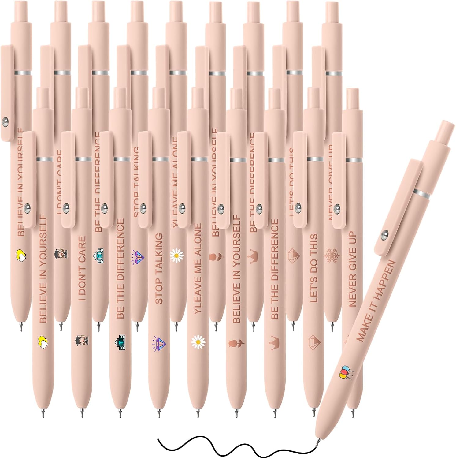 Amazon.com: Personalized Pens in Bulk Custom Pens with Logo/Name/Text ...