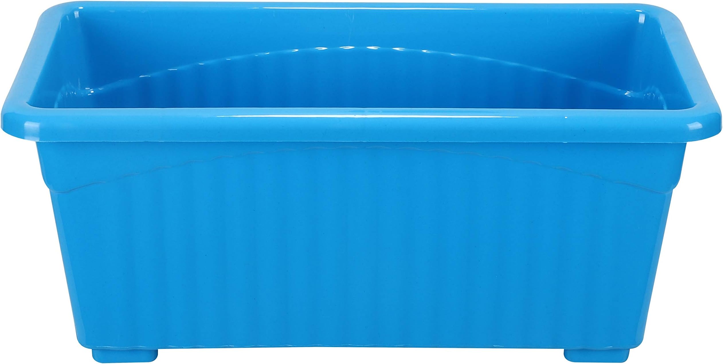 OSHIGREENS plastic rectangular flower pots for plants multicolour,14 x ...