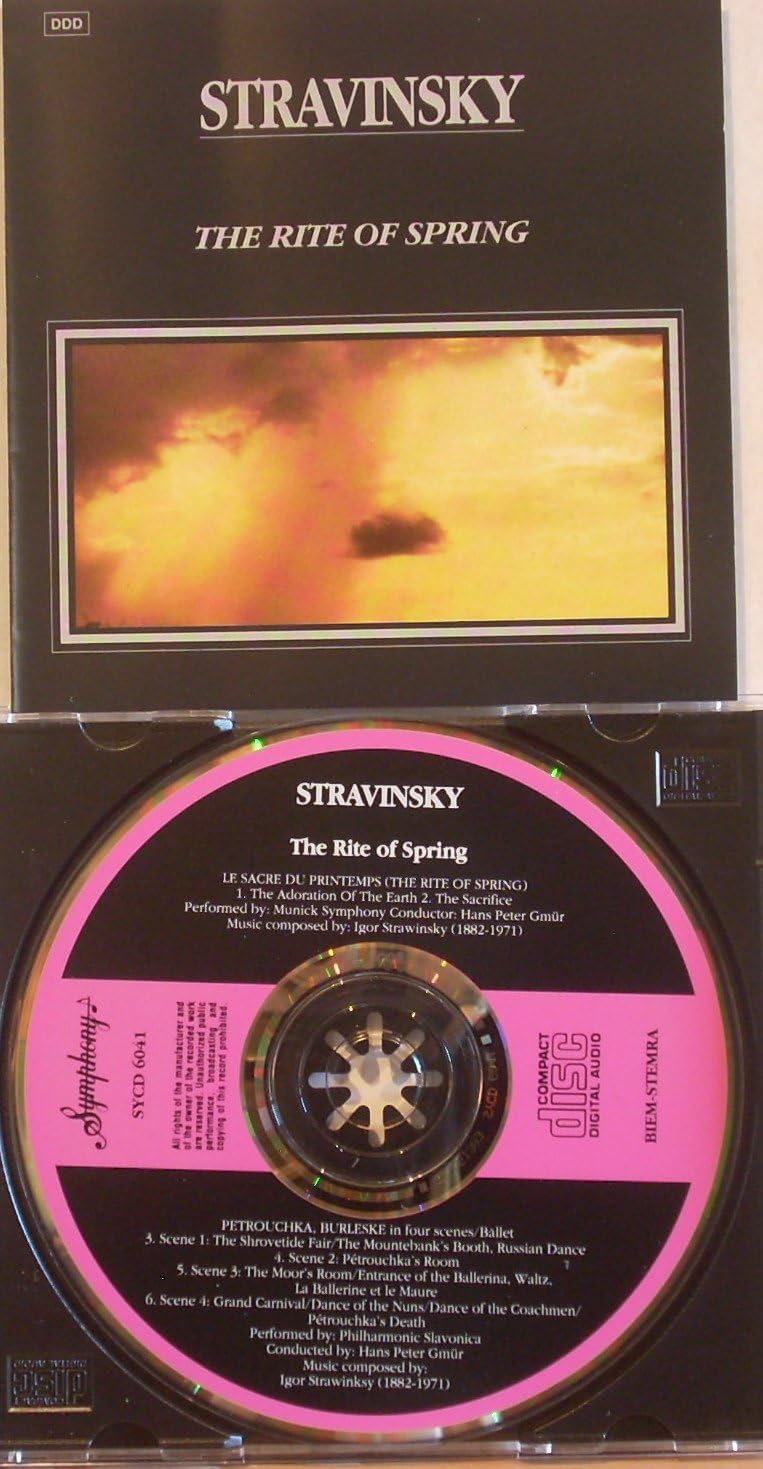 STRAVINSKY. THE RITE OF SPRING. 1992 GOLD PRESSING IMPORT CD. SYCD 6041 ...