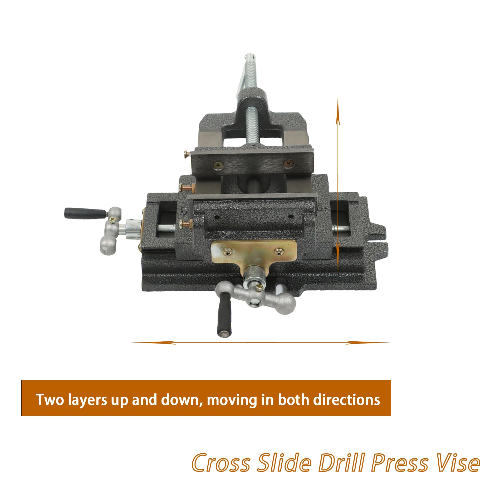 Snapklik.com : Kimllier Cross Slide Drill Press Vise 2 Way X-Y Heavy ...