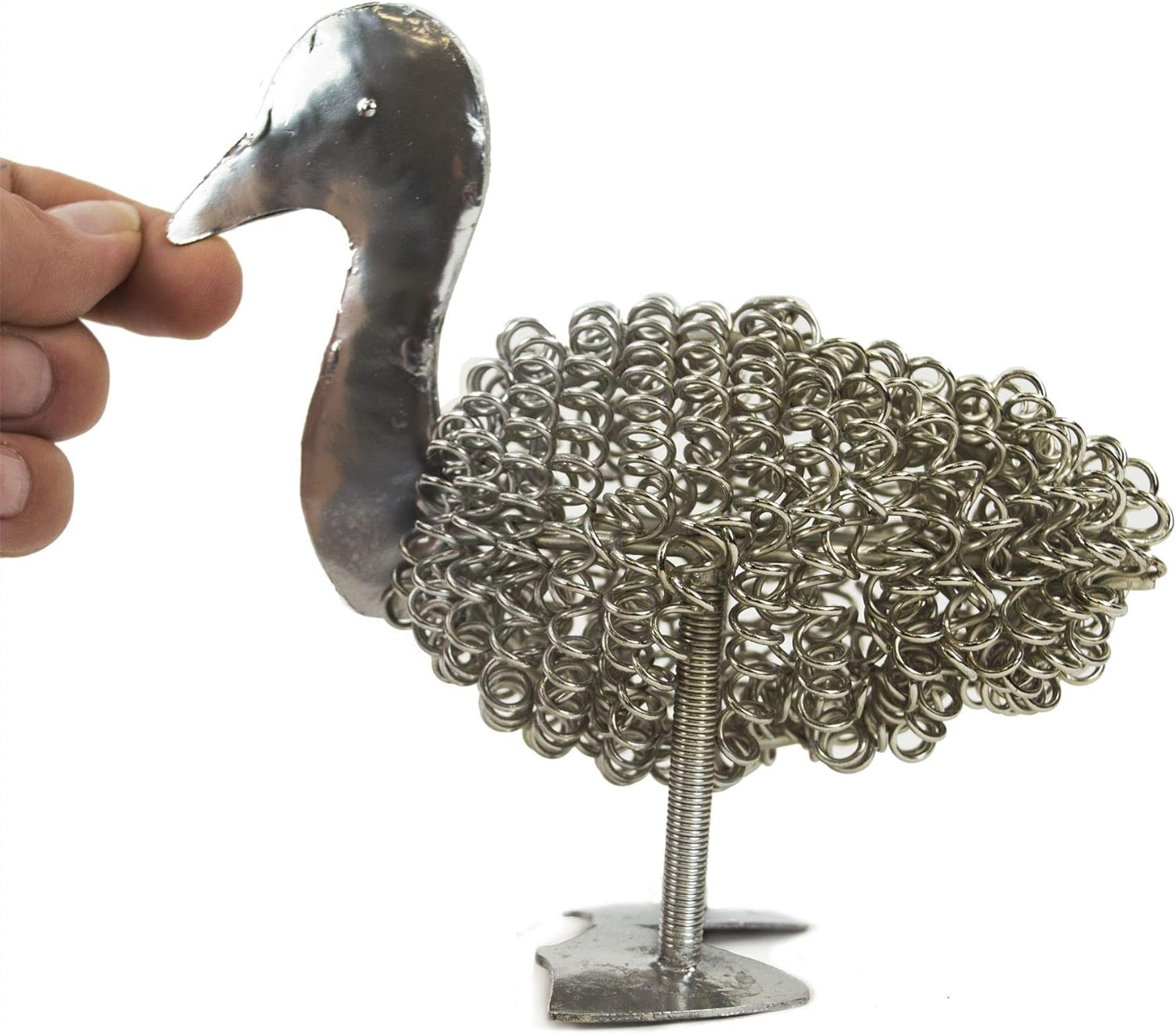 Black Country Metal Works Wire Duck Sculpture : Amazon.co.uk: Home ...