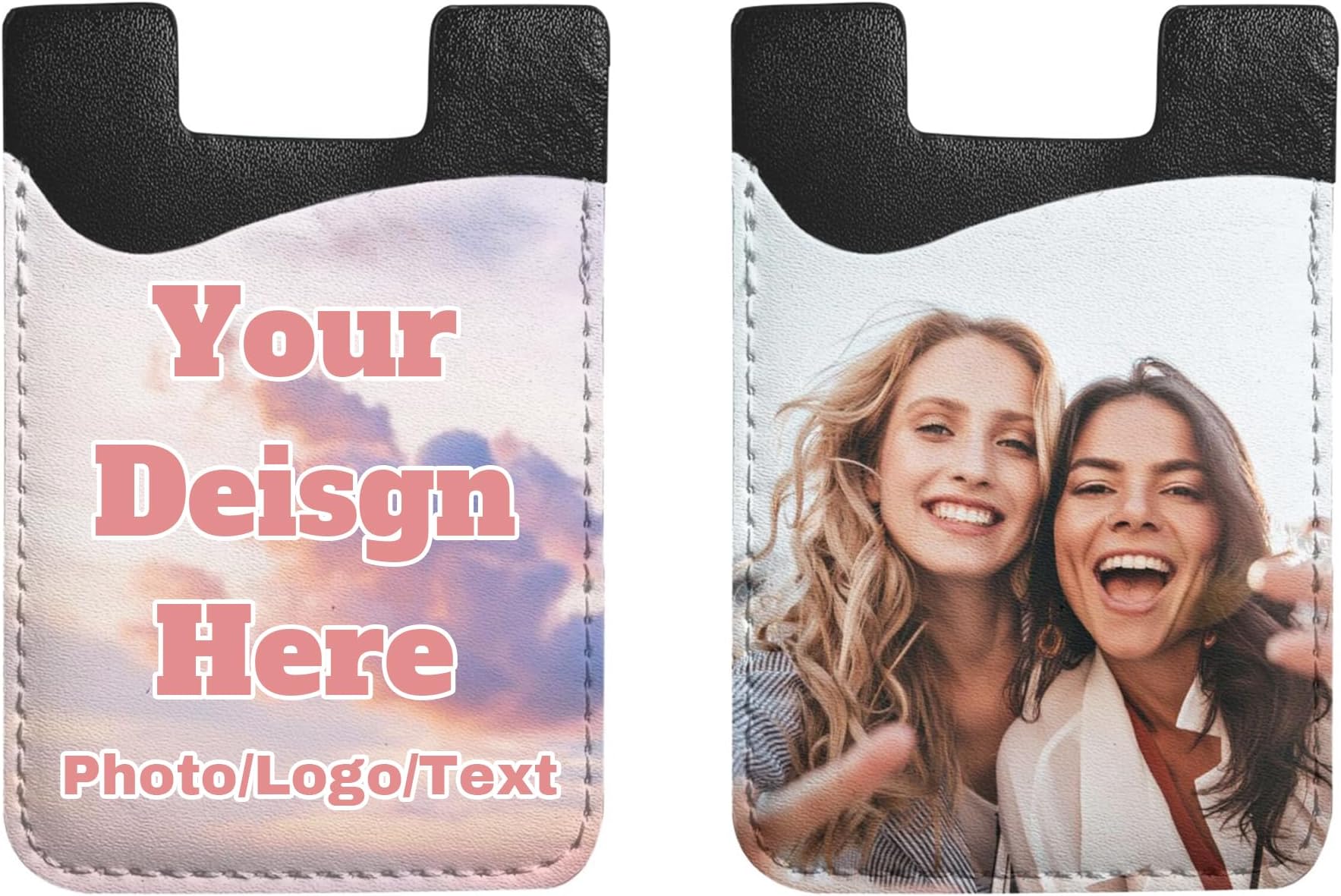 Amazon.com: Custom Phone Card Holder,Personalized Credit Phone Wallet ...