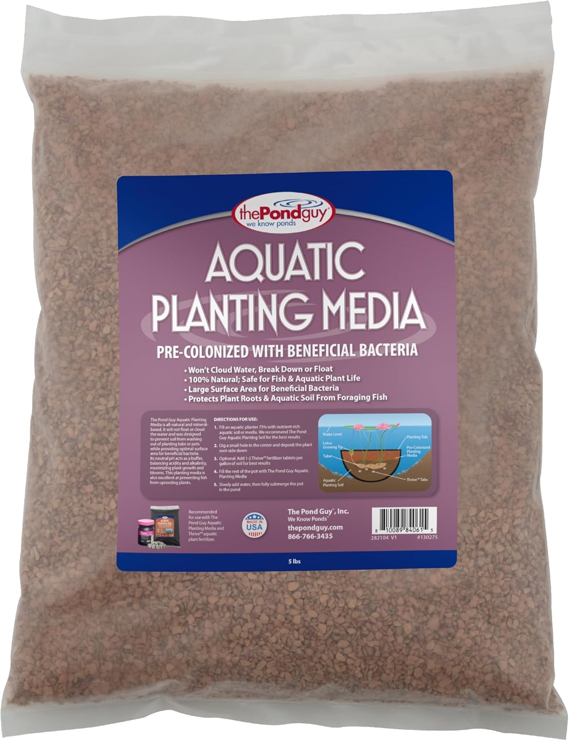 Amazon.com : The Pond Guy Planting Media, Outdoor Water Garden Plant ...