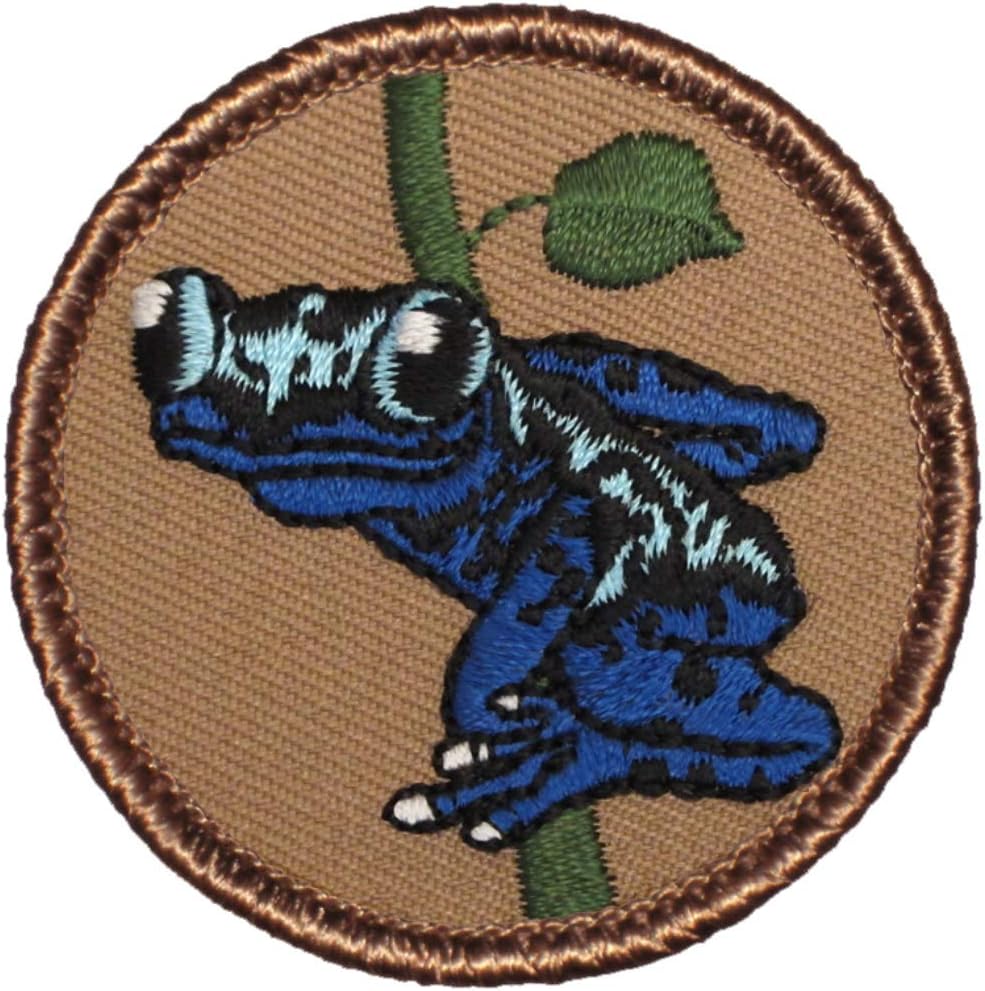 Amazon.com: Poison Dart Frog Patrol Patch - 2" Diameter Round Embroidered Patch (Hook-Fastener)