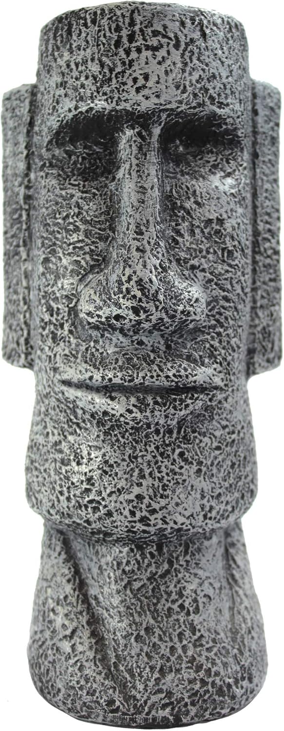 Amazon.com: Seraphic 9" Tall Easter Island Moai Head Monolith Sculpture ...