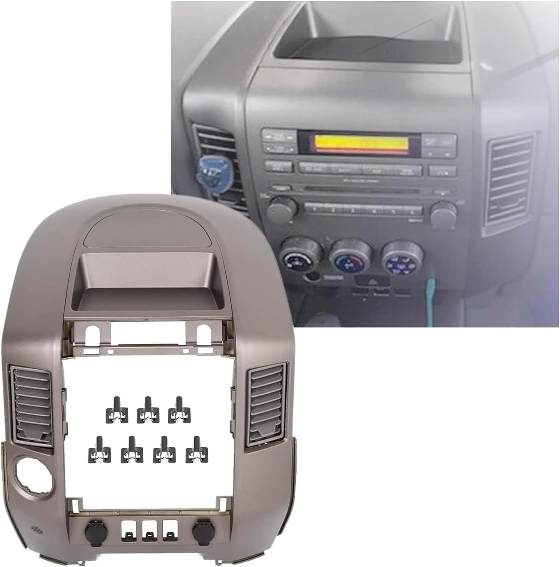 2005 Nissan Xterra Dash G-PLUS Center Dash Console Instrument Panel ...
