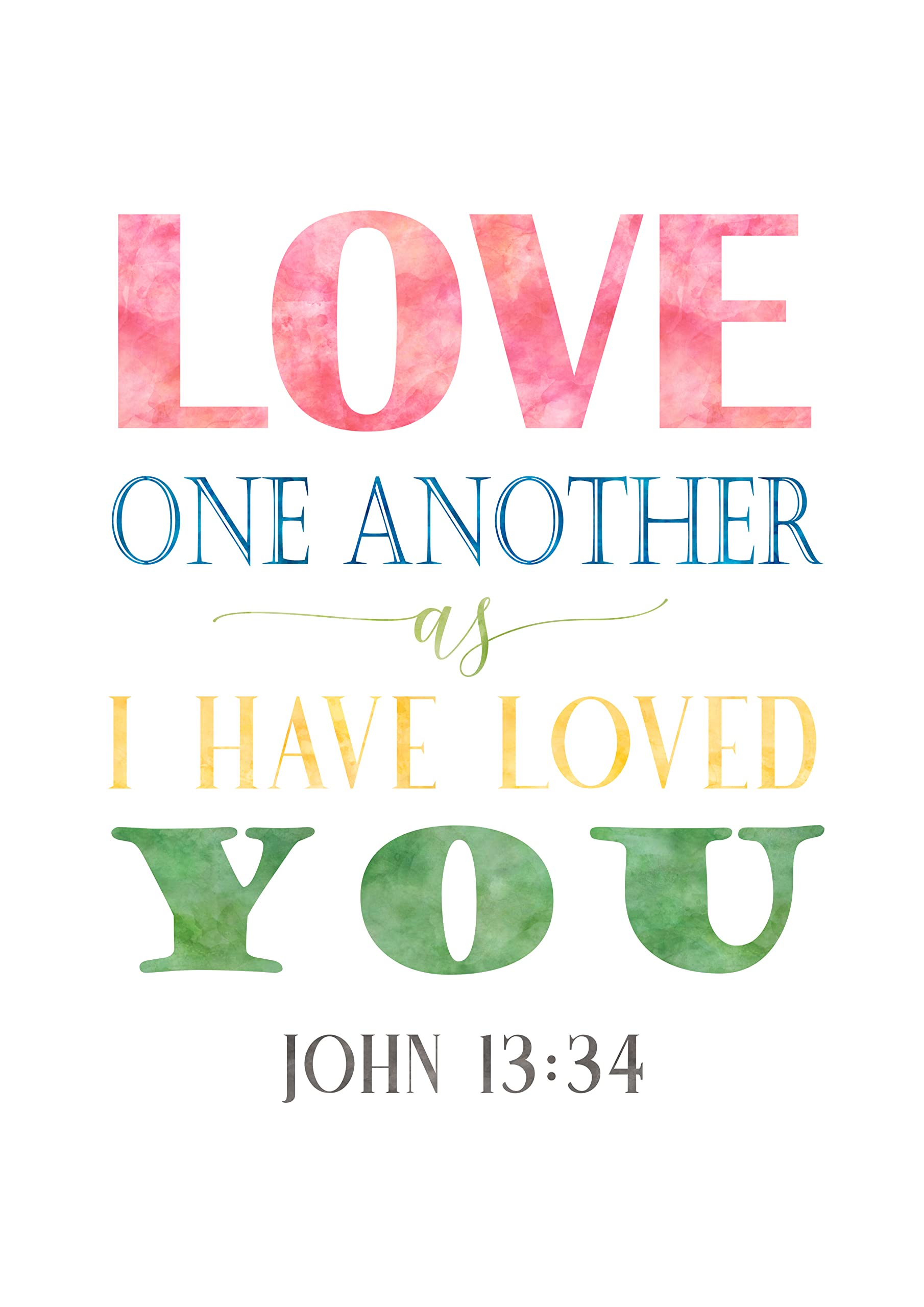 Scripture Verse Love One Another Hand Lettering And Bible Verse Love