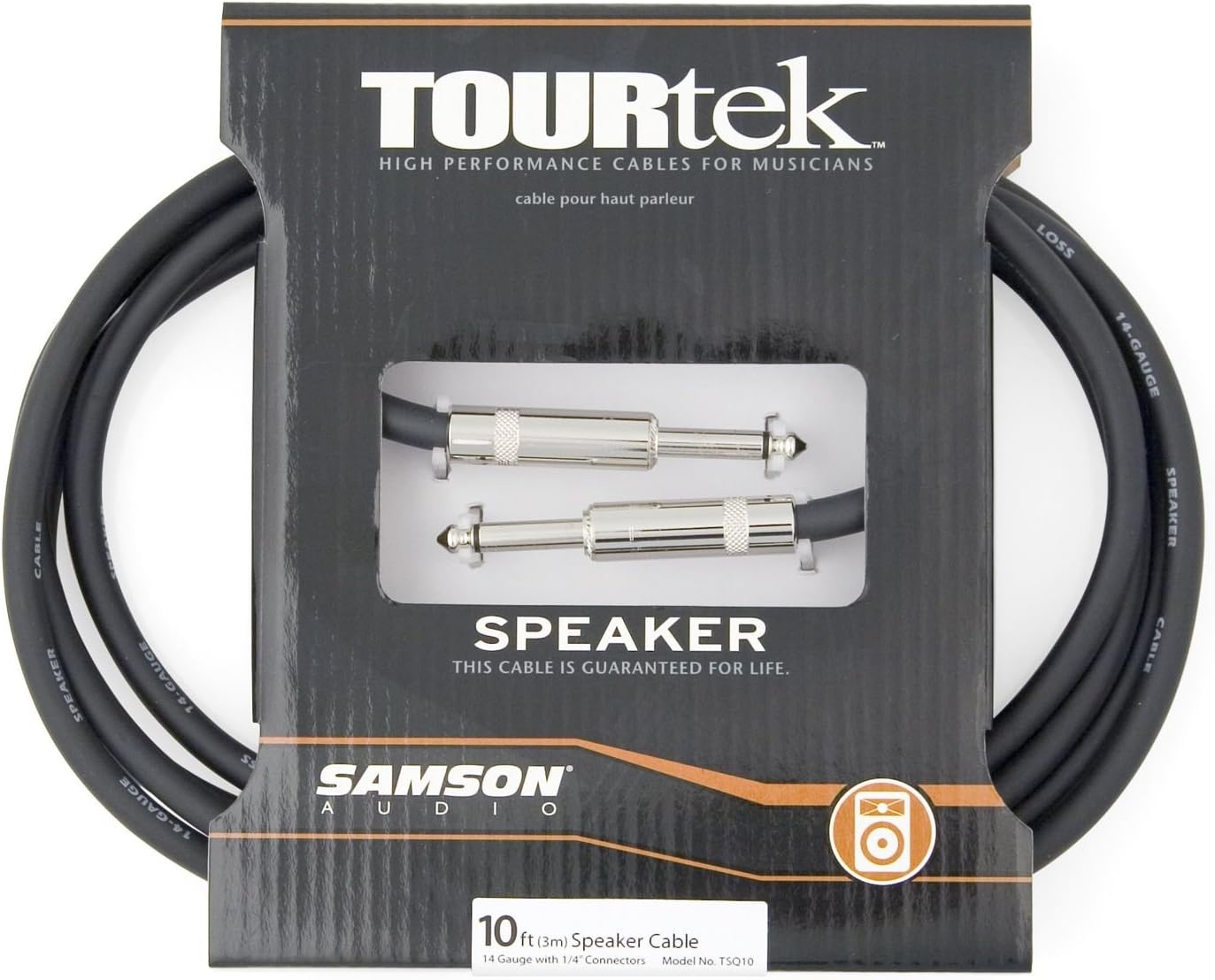 Samson SATSQ10 10-Feet Speaker Cable with 1/4-Inch Connectors : Samson ...