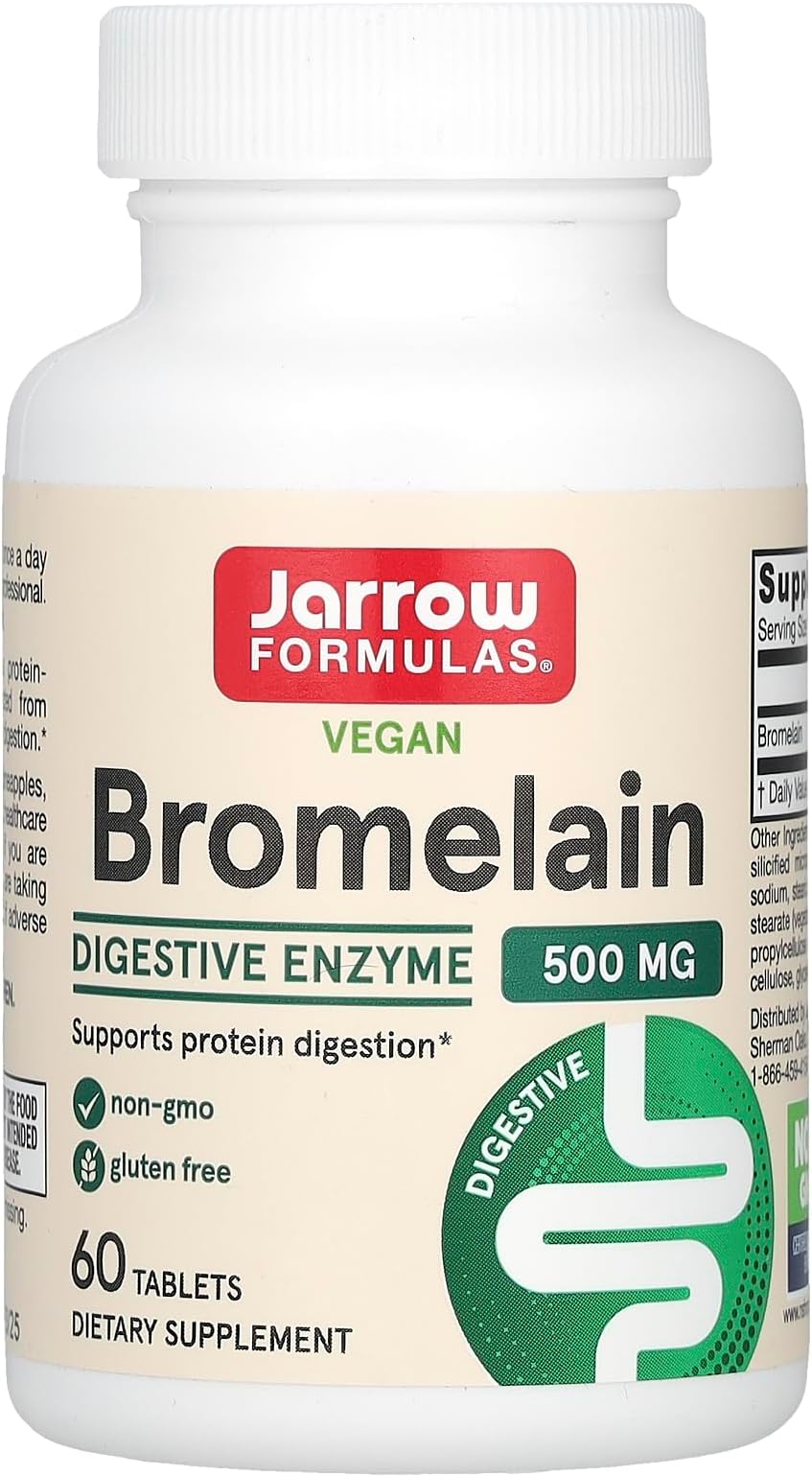 Amazon.com: Bromelain 500mg, 180 Capsules (Pack of 2) - Pineapple ...