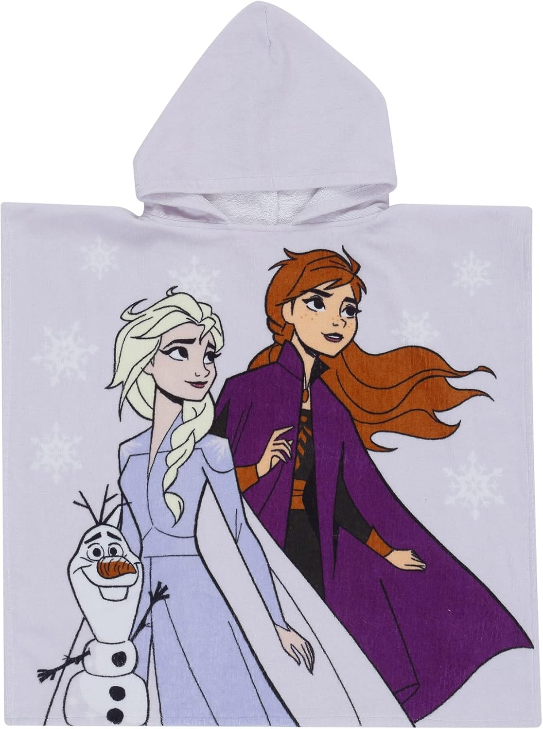Amazon.com: Disney Frozen Hooded Towel Poncho for Kids, Girls - 100% ...
