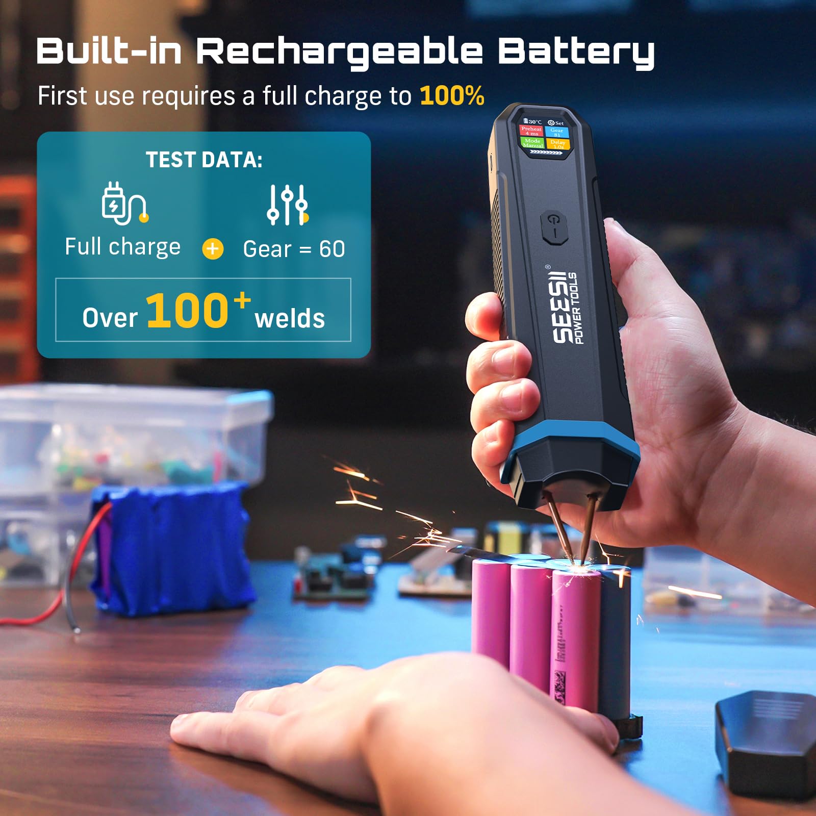 SEESII Battery Spot Welde...B0FGXL88XP | Encarguelo.com.ec