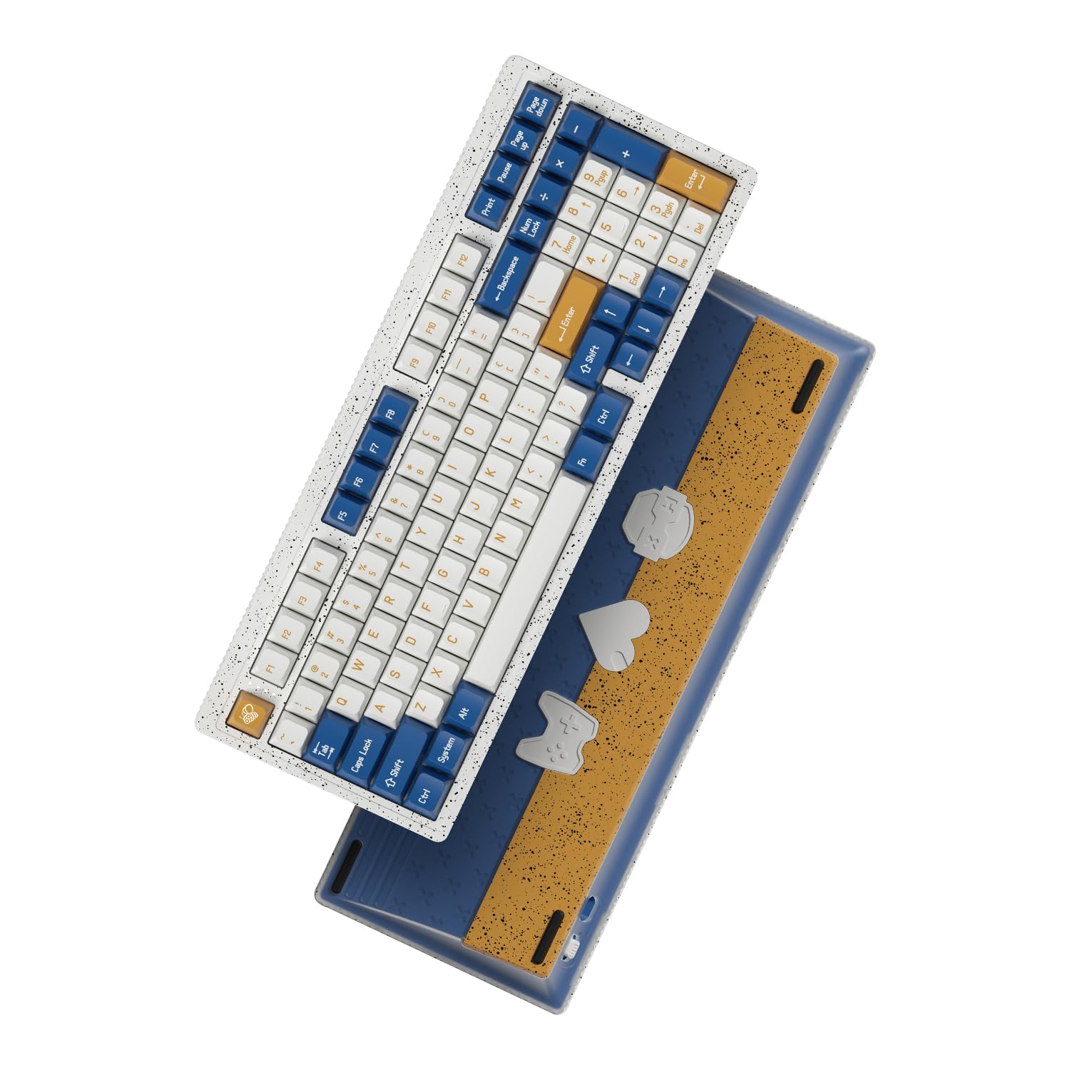 Amazon.com: MelGeek Modern97 Ocean Mechanical Keyboard, Wireless Custom ...
