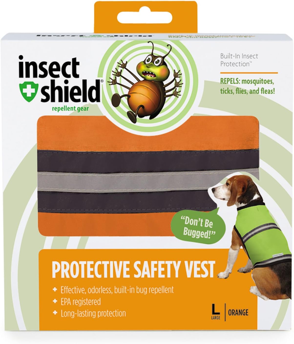 Insect Shield Insect Repellant Protective Safety Vest for Protecting ...