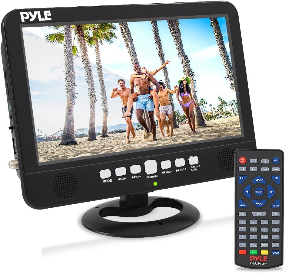 Amazon.com: 10 Inch Portable Widescreen TV - Smart Rechargeable Battery ...