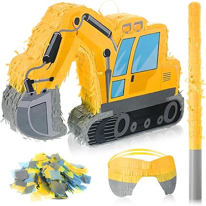 Amazon.com: Ferraycle Excavator Construction Truck Pinata for Boys ...