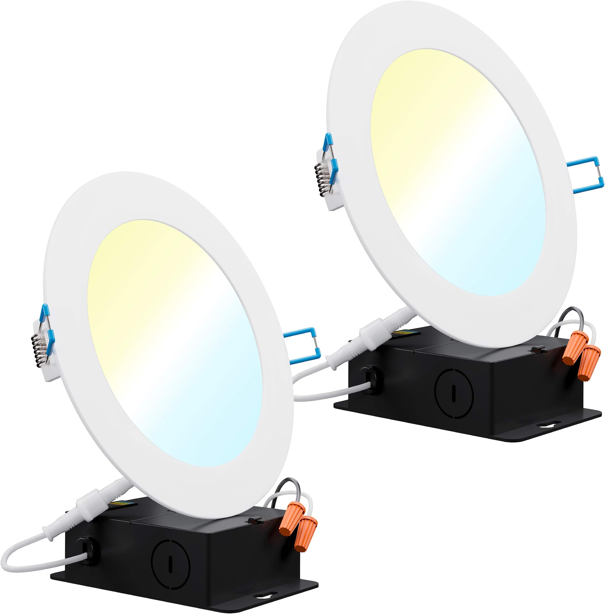 Sunco 2 Pack 6 Inch Ultra Thin LED Recessed Ceiling Lights, Slim ...