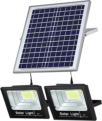 DuBom 30W-200W One for Two Solar Flood Light Outdoor Remote, IP67 ...