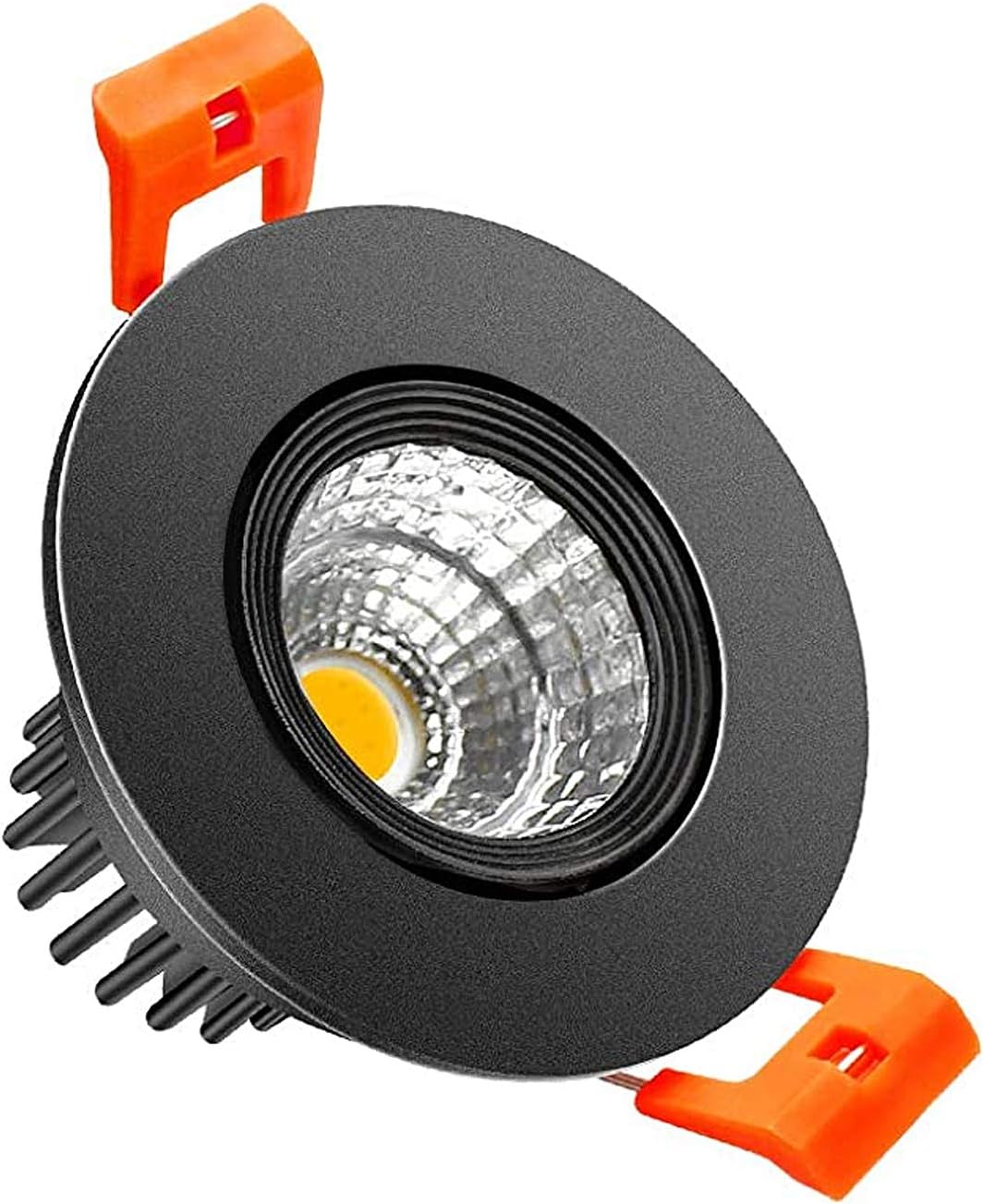 2 Inch LED Downlight, 3W Recessed Lighting COB Dimmable, 3000K Warm ...