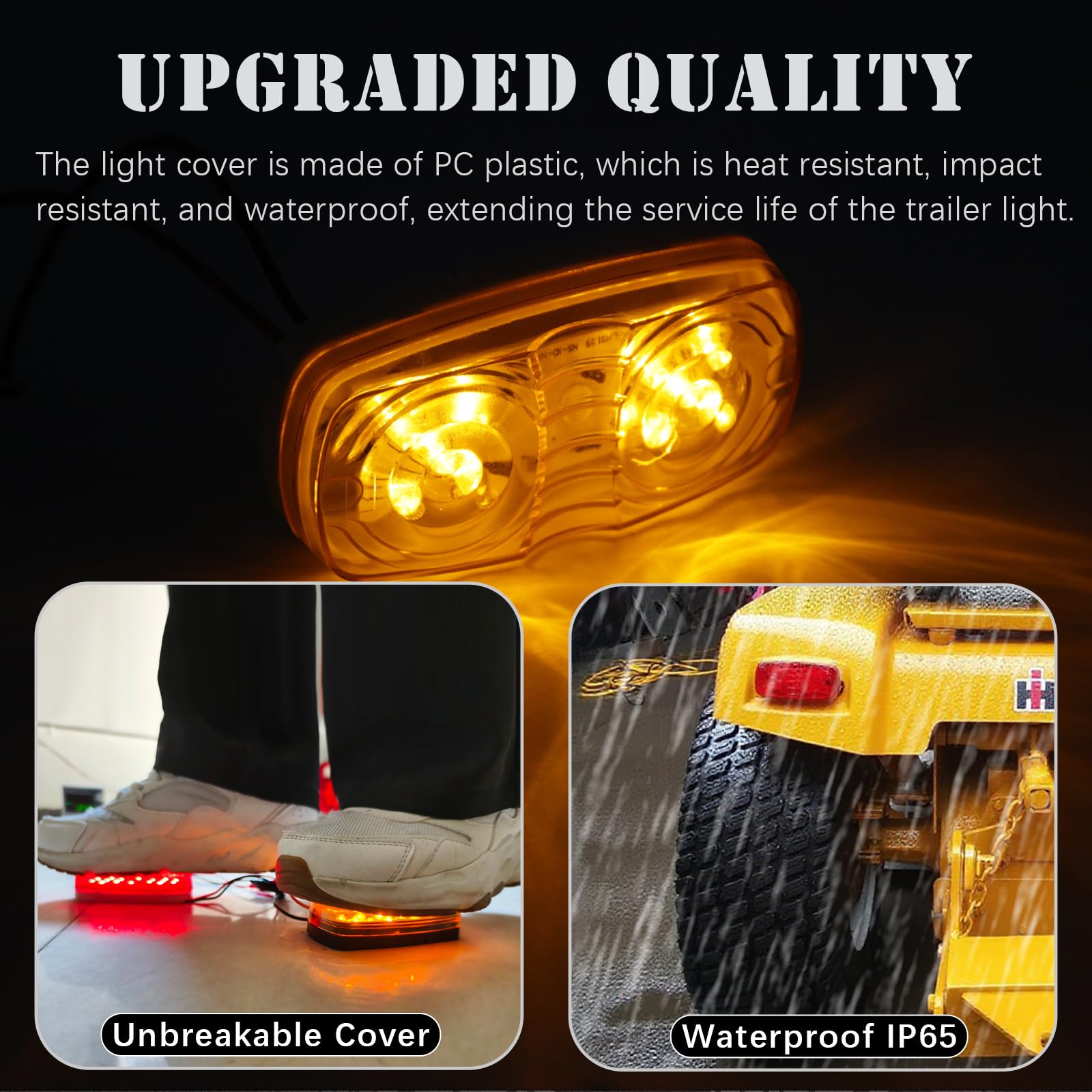 Snapklik.com : 2 Pcs RV Trailer Marker LED Light, Bullseye/Tiger Eye ...