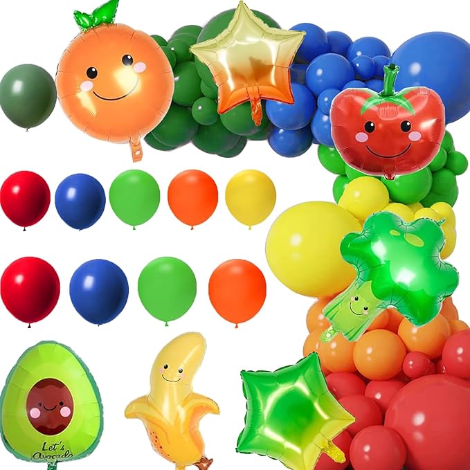 Amazon.com: BXGH Hey Bear Sensor Fruit birthday party supplies, perfect ...