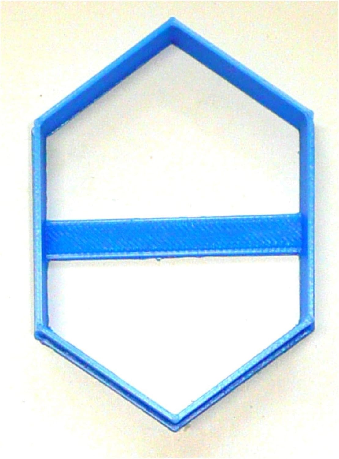 Amazon.com: LONG HEXAGON OUTLINE SIX SIDED POLYGON SHAPE FRAME COOKIE ...