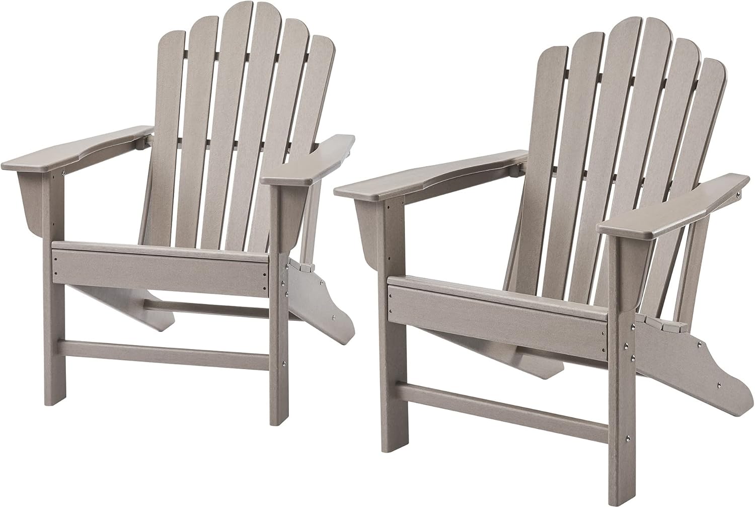 Amazon.com: Boyel Living Adirondack Chair Folding 2PCS Plastic Adirondack Chairs Set of 2 Patio ...