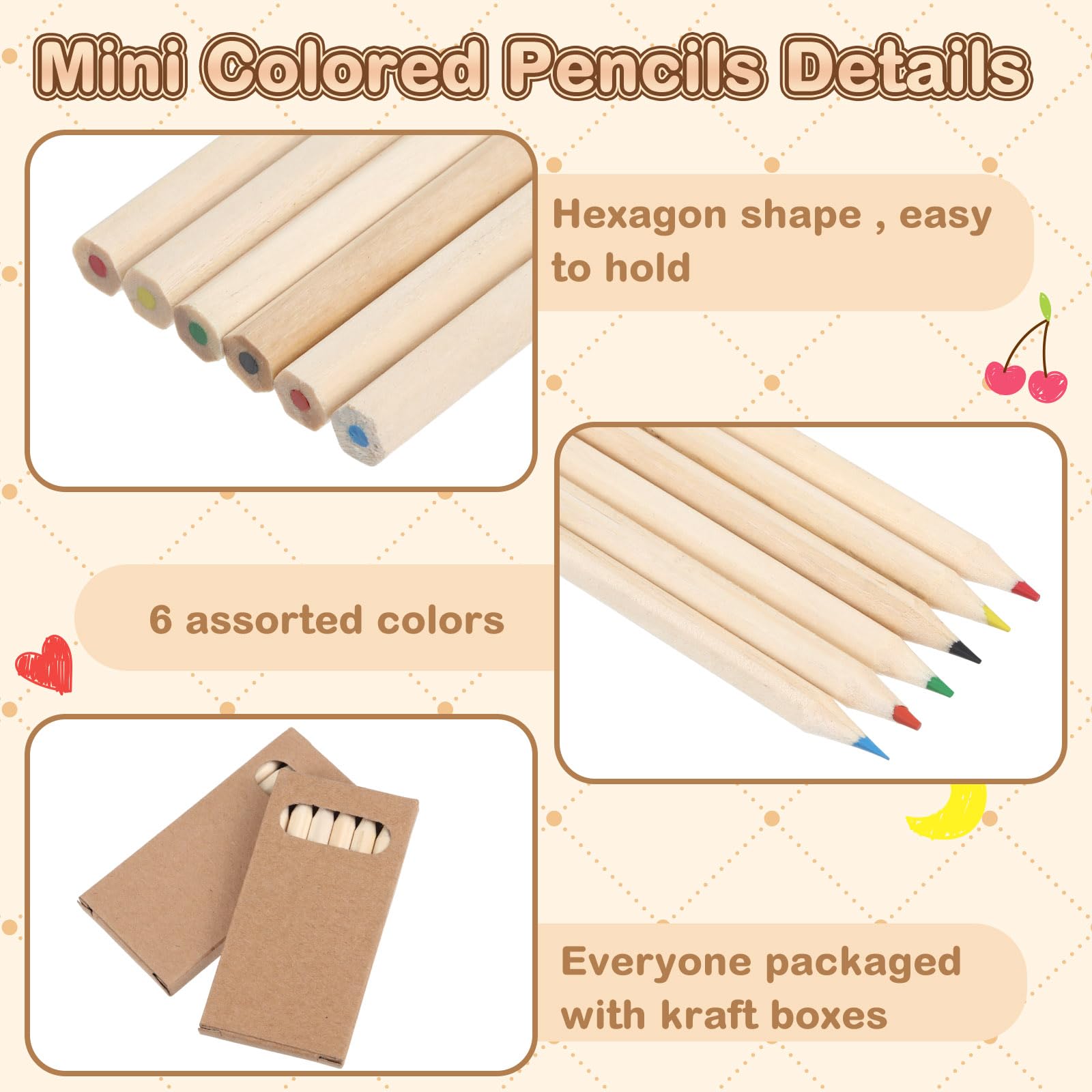 Snapklik.com : Ctosree 24 Packs 3.5 Inch Mini Colored Pencils Bulk ...