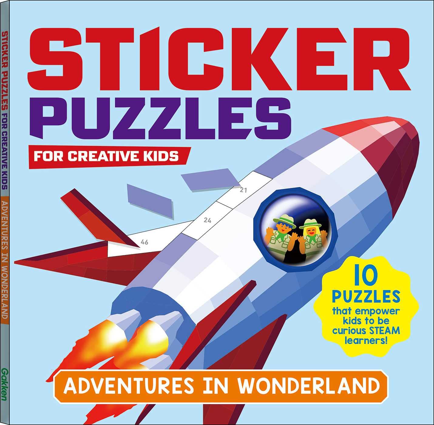 STICKER PUZZLES for Creative Kids; ADVENTURES IN WONDERLAND: Sticker by ...