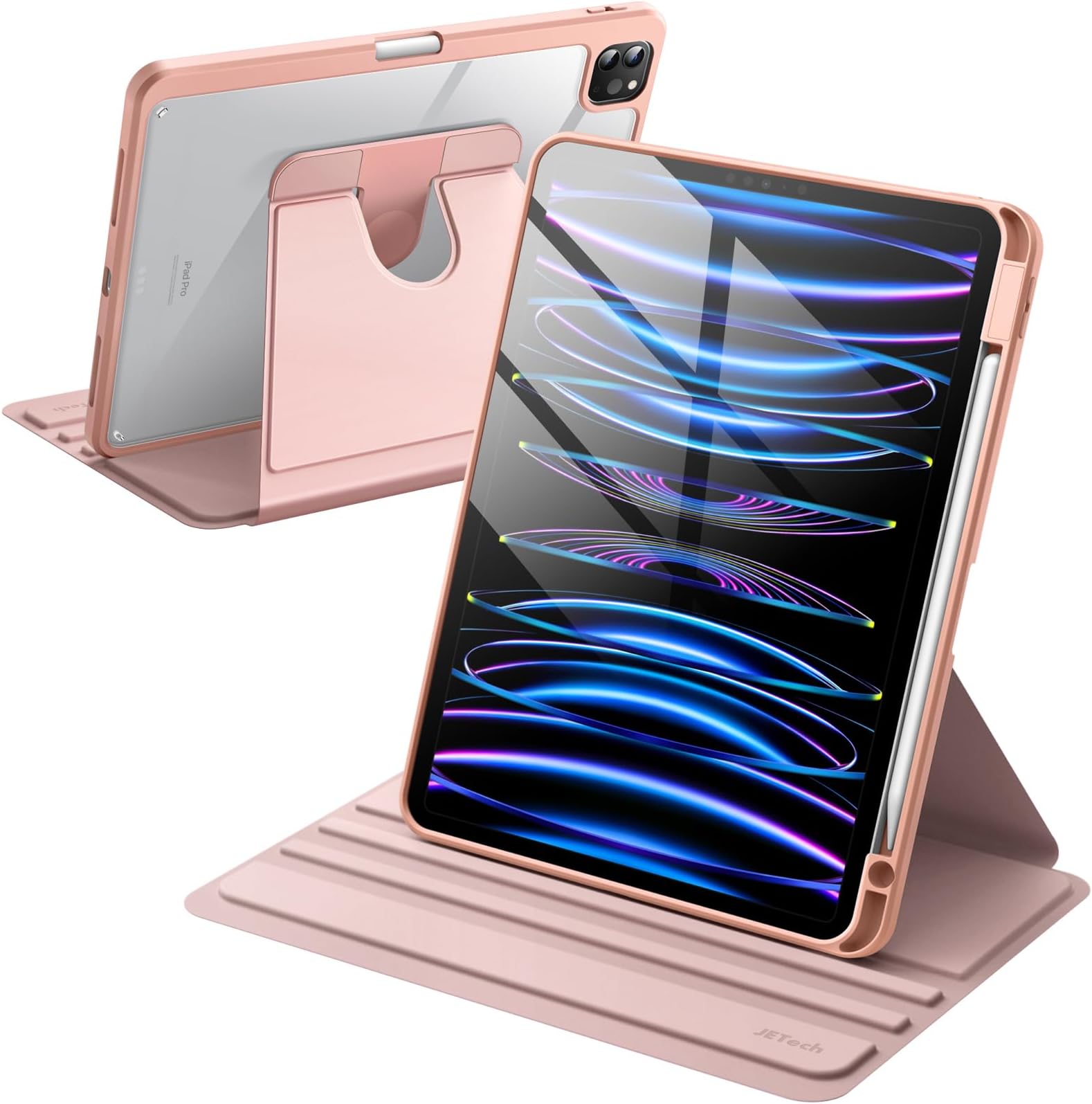 Amazon.com: JETech Rotating Case for iPad Pro 11-Inch 2022/2021(4th/3rd ...